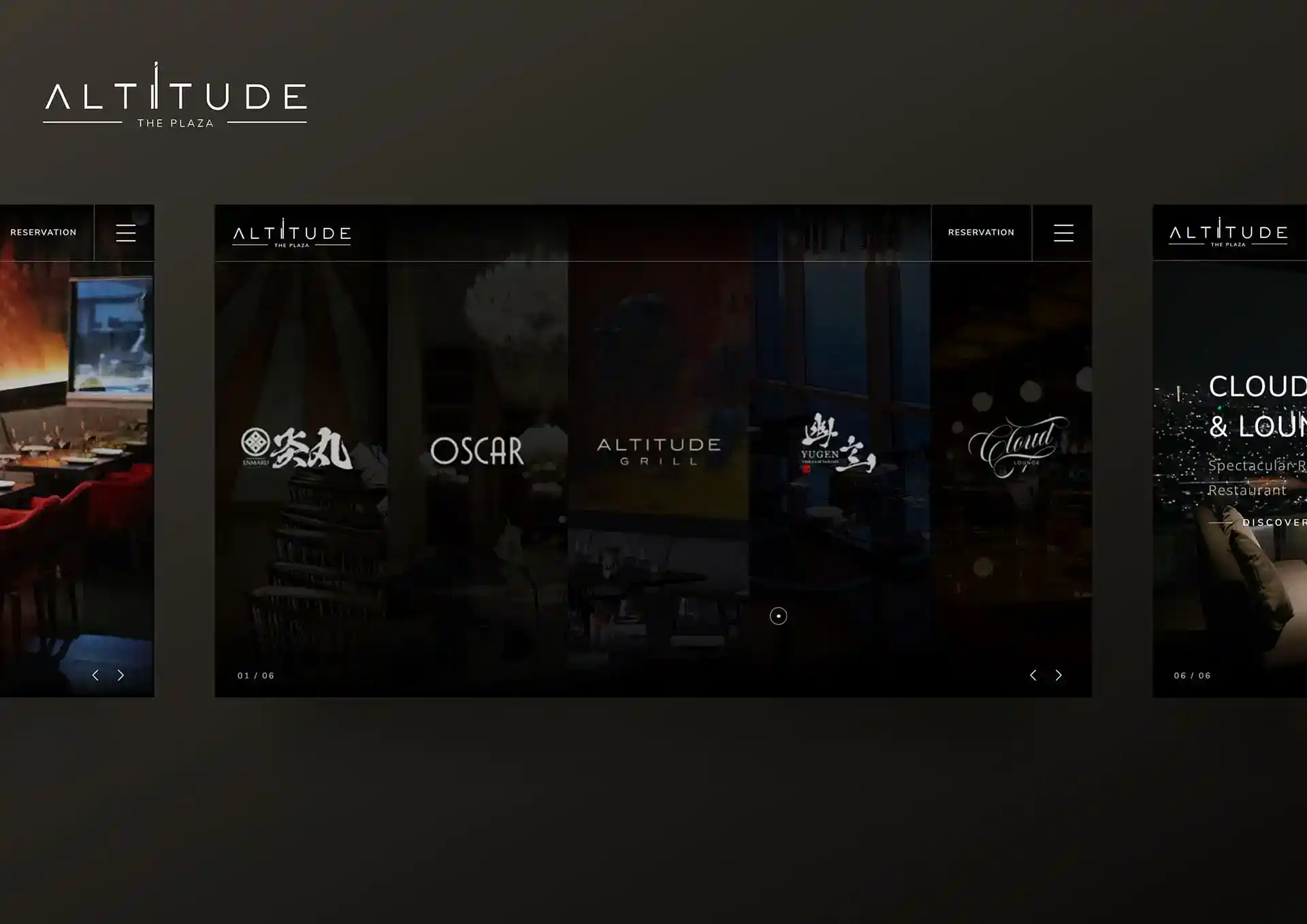 Luxurious Fine Dining Website for Altitude Jakarta | PT. Timedoor Indonesia