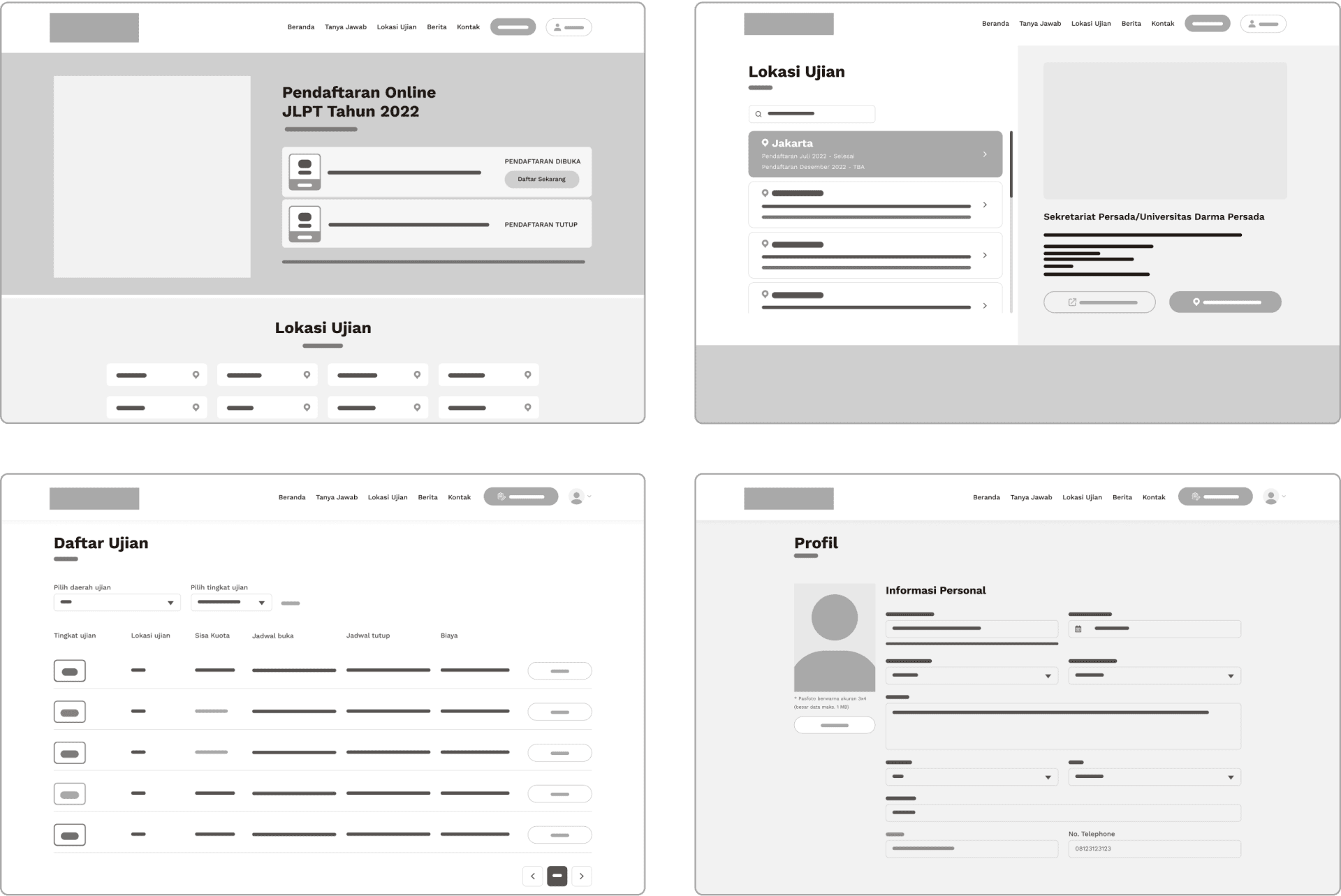 Japanese Test Registration Website for JLPT Indonesia | PT. Timedoor ...