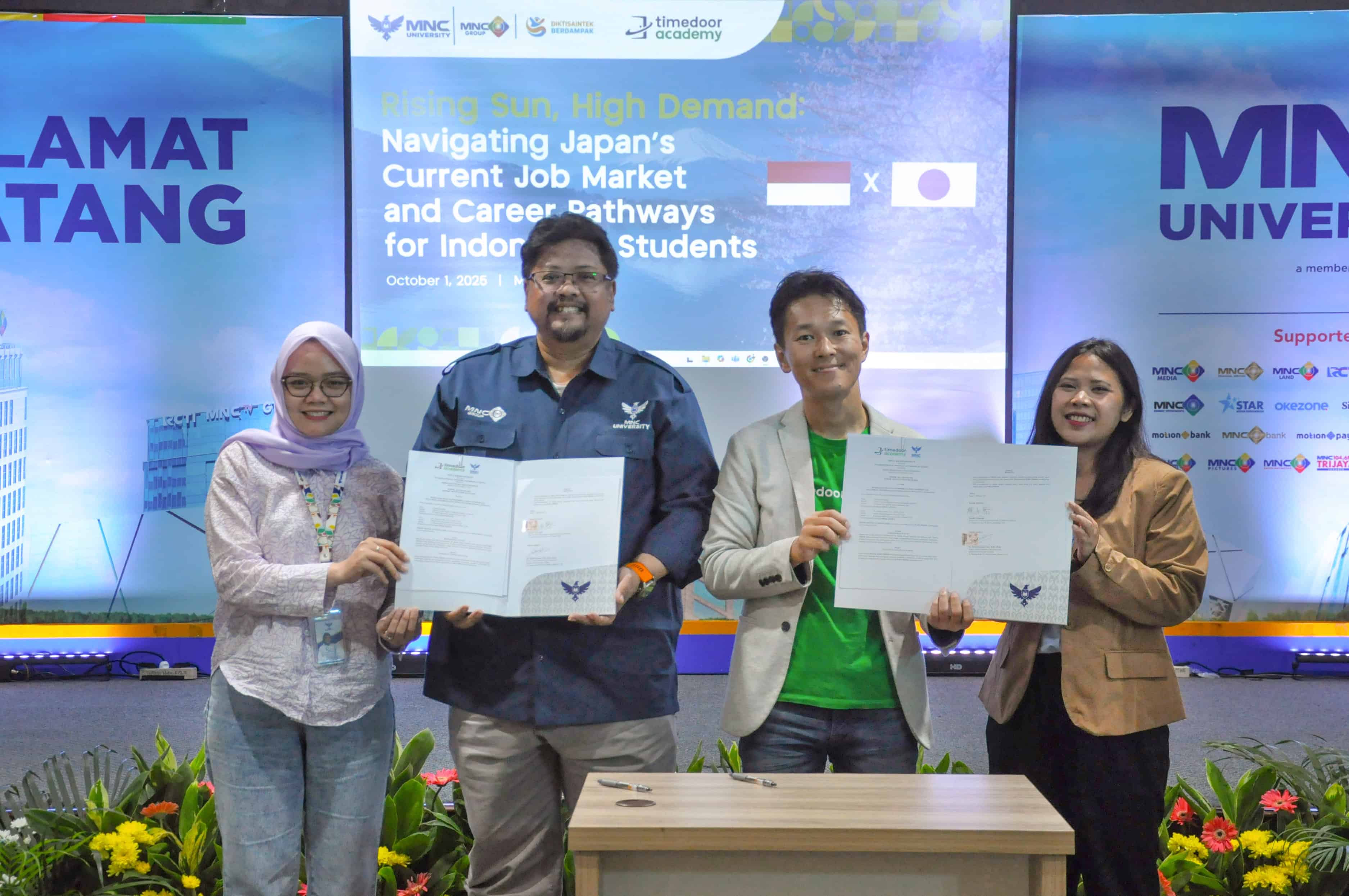 Timedoor Signs MOU with Indonesian Conglomerate MNC University to ...
